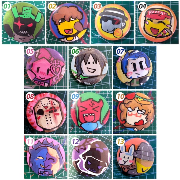 Forsaken Roblox Pins - Etsy