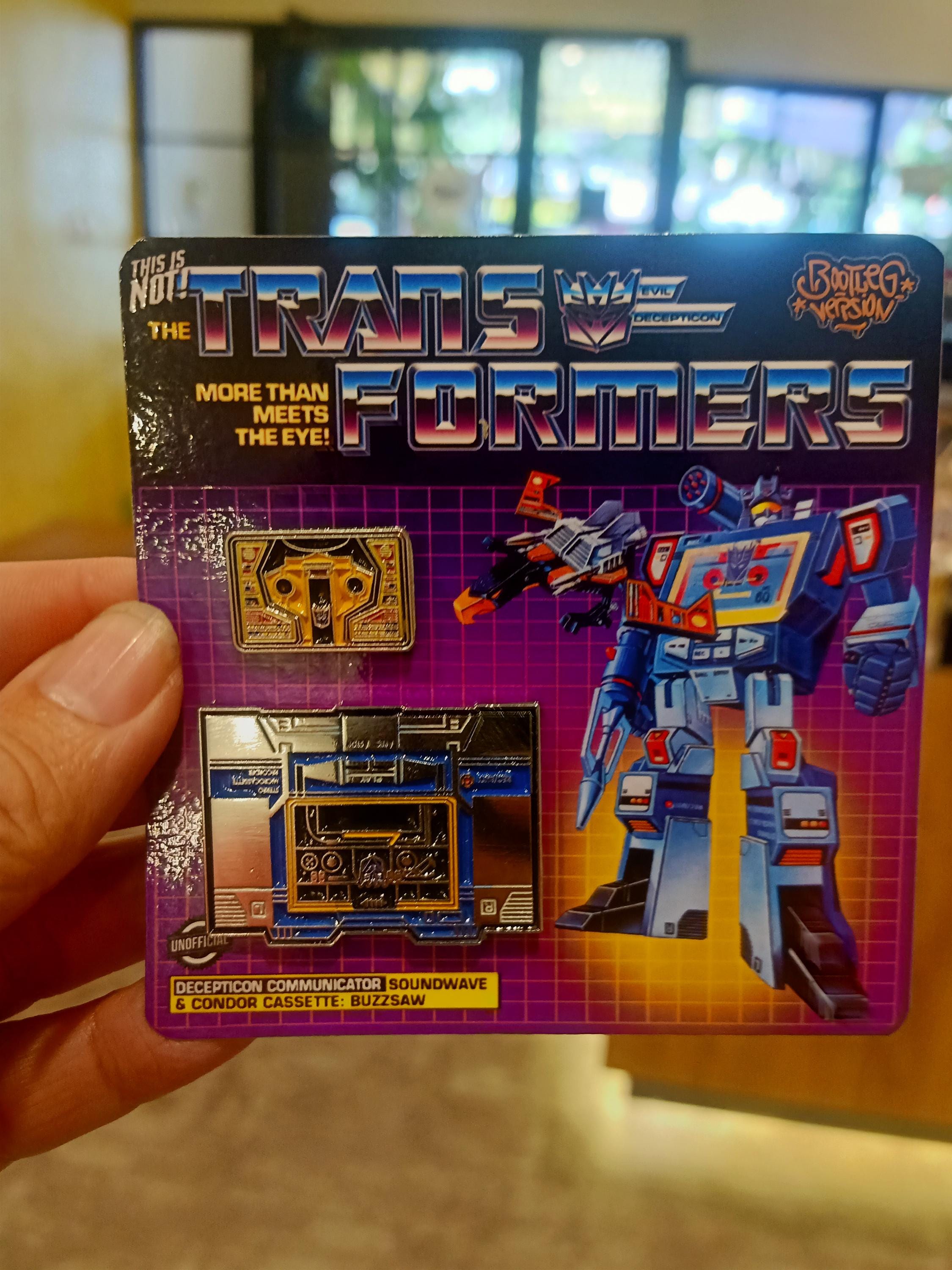 Diecast Pin G1 Soundwave Transformers Cassette Player Form - Etsy
