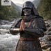 GHOST of TSUSHIMA MEMPO & Samurai Helmet Set – Jin Sakai Fan Model 3D ...