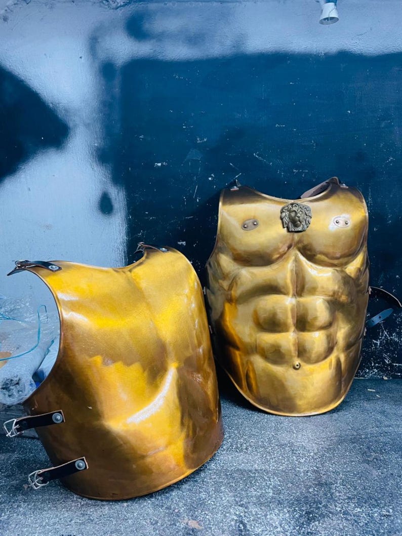 Handcrafted Roman Muscle Armor | Brass Greek Chestplate | Gladiator ...