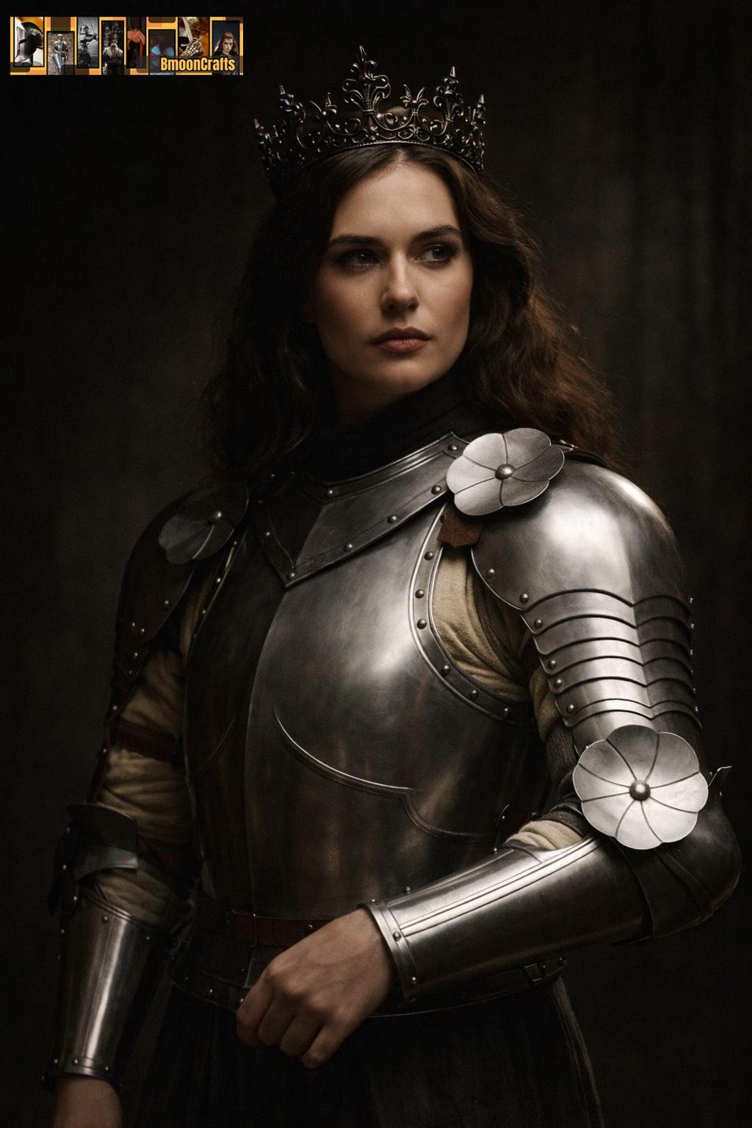 Gothic Half Body Armor | Steel Cuirass With Pauldrons and Arms | Knight ...