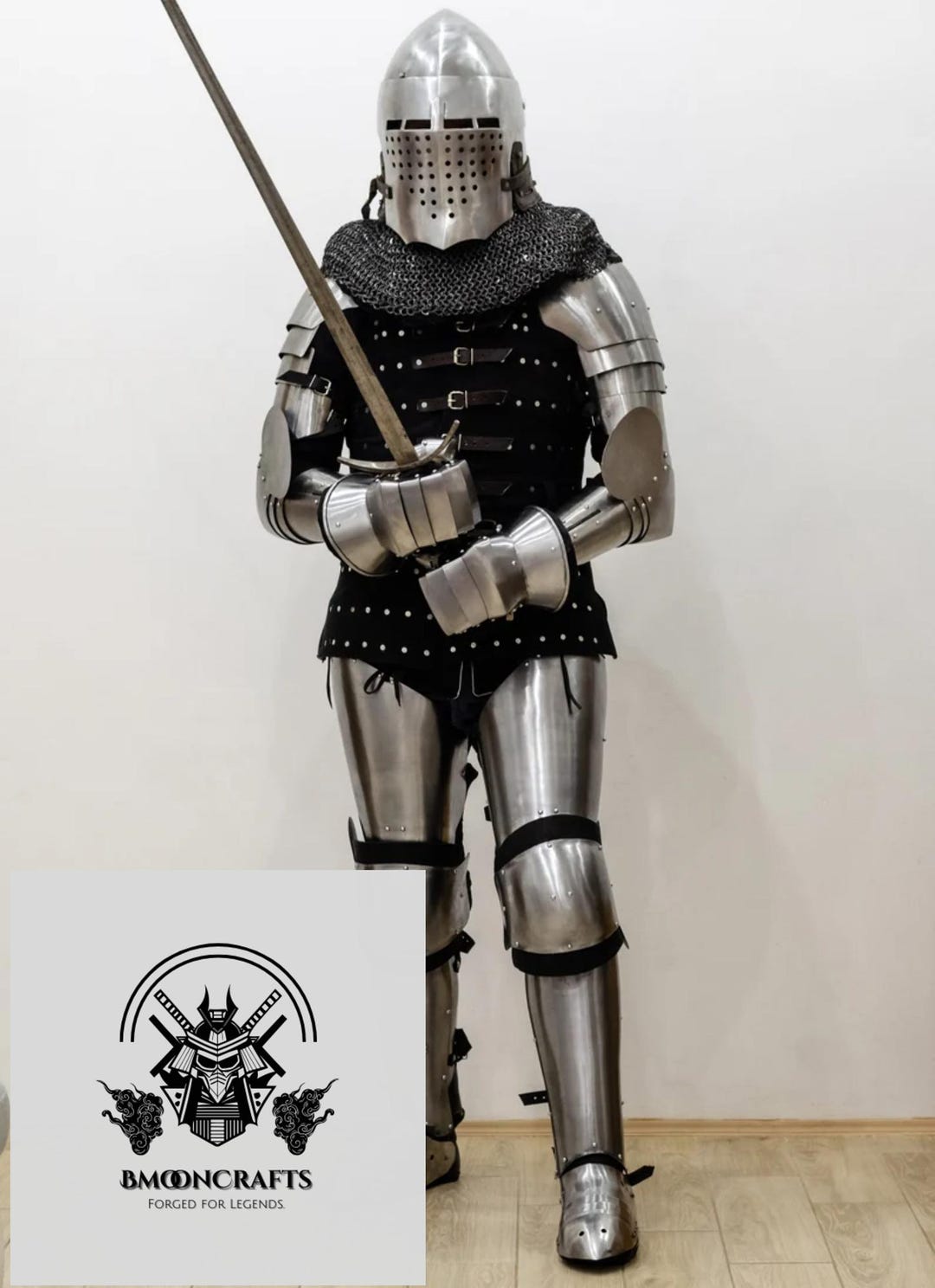 Handcrafted Medieval Full Body Knight Armor | Combat Ready Steel Suit ...