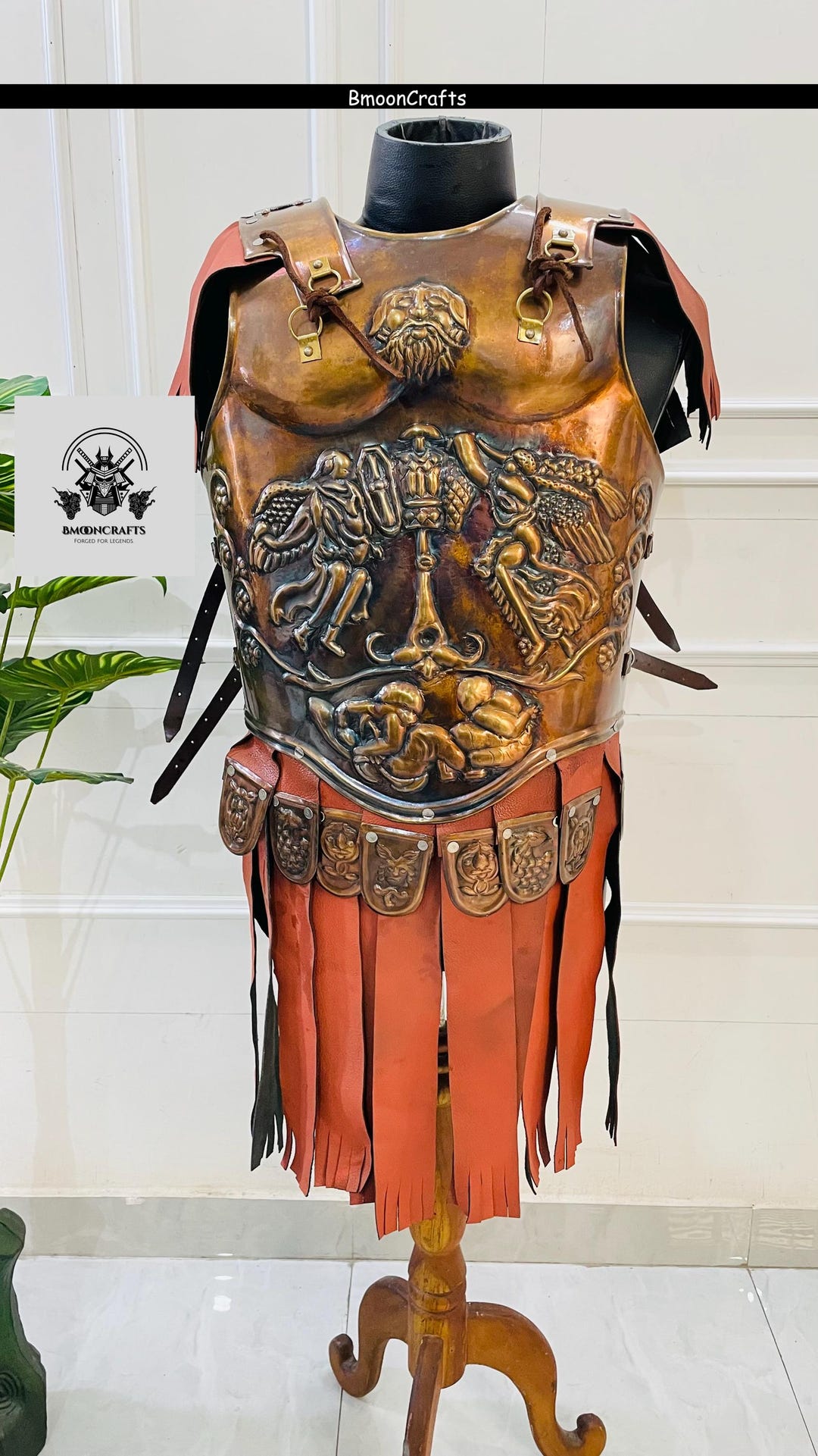 Roman Gladiator Armor Set | Steel Muscle Cuirass With Spaulders and ...