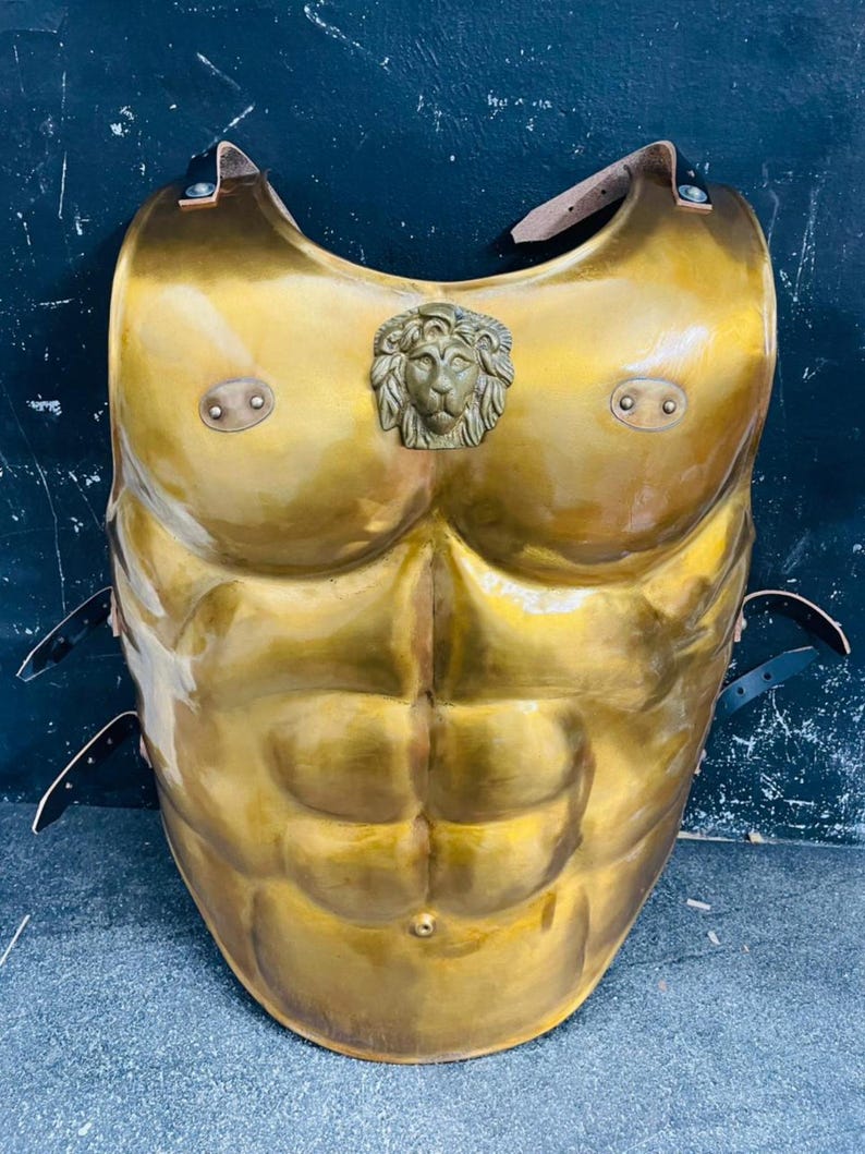 Handcrafted Roman Muscle Armor | Brass Greek Chestplate | Gladiator ...