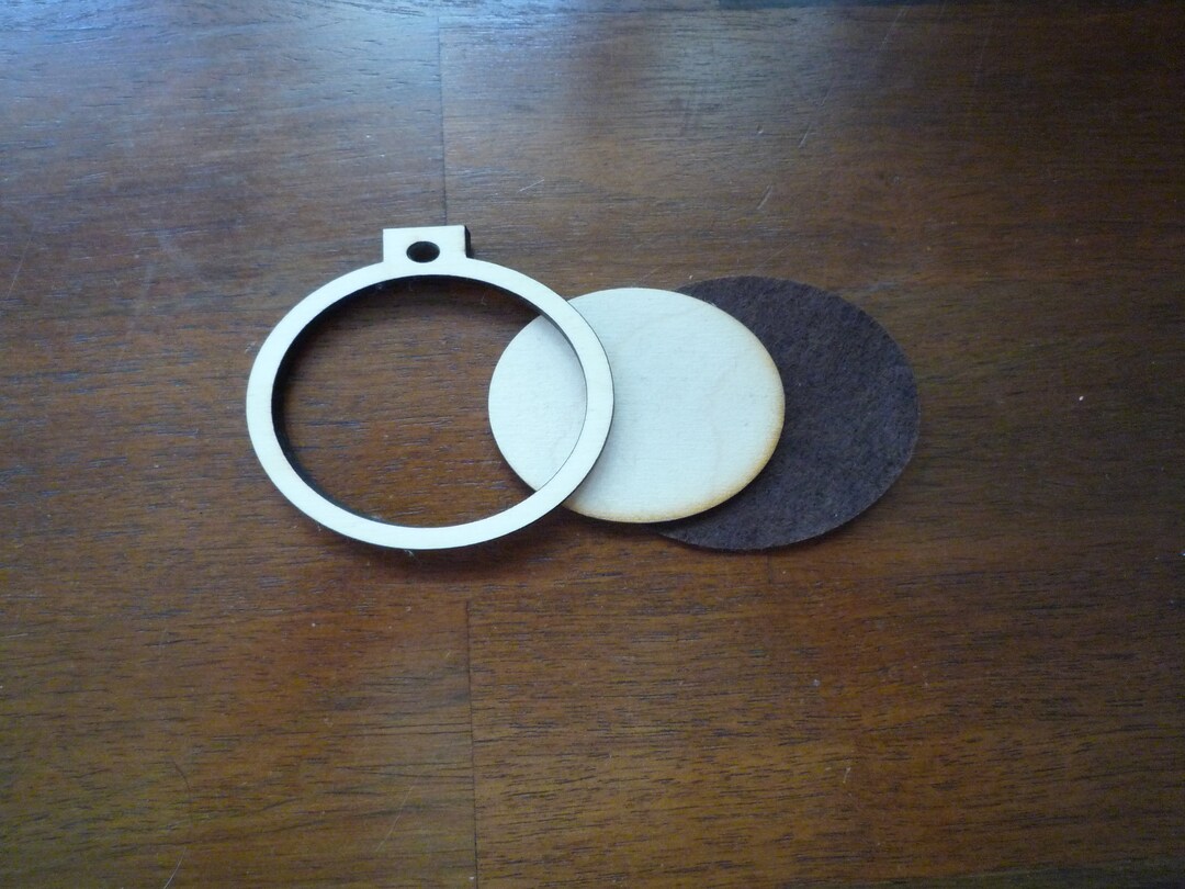 Wooden Hoop/frame Oval - 2.5" X 2.0" Inside Dimension - Etsy