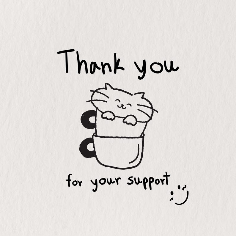 Coffee Cats Collection – Whimsical Hand-drawn Cafe Clipart, Coffee and ...