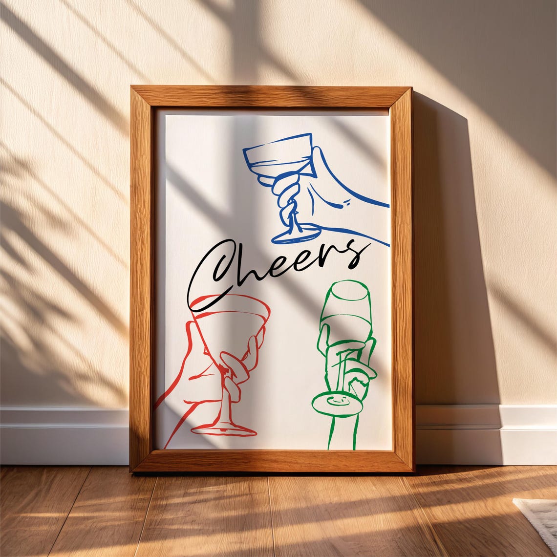 Cheers Clipart Bundle | Hand Drawn Drink Glass Illustrations | Line Art ...