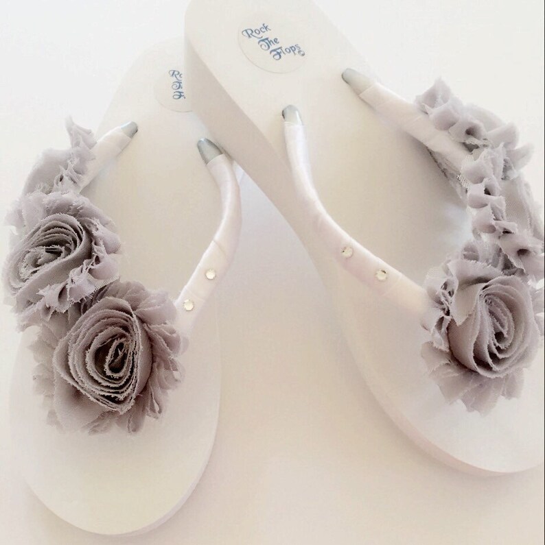 Bridal Flip Flops. Wedges. Wedding Flip Flops. Flower Wedding | Etsy Bridal Flip Flops. Wedges. Wedding Flip Flops. Flower Wedding | Etsy