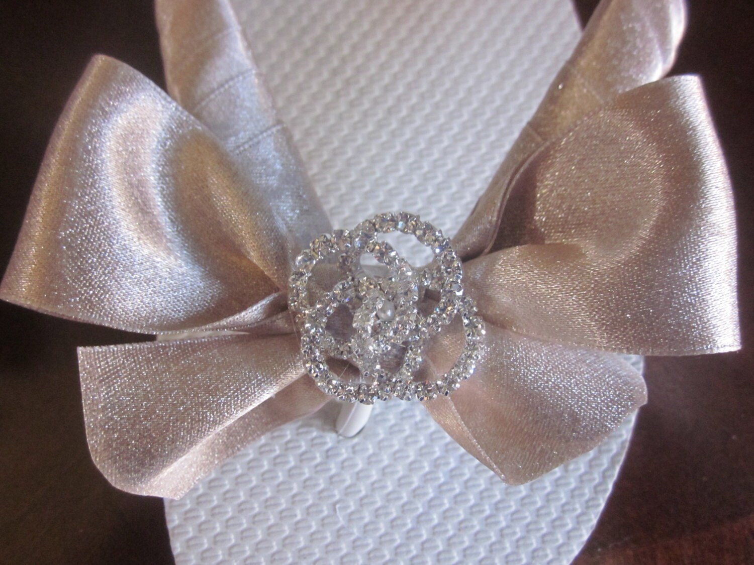 Bridal Flip Flops/wedges.wedding Flip Flops. Bride Shoes. - Etsy