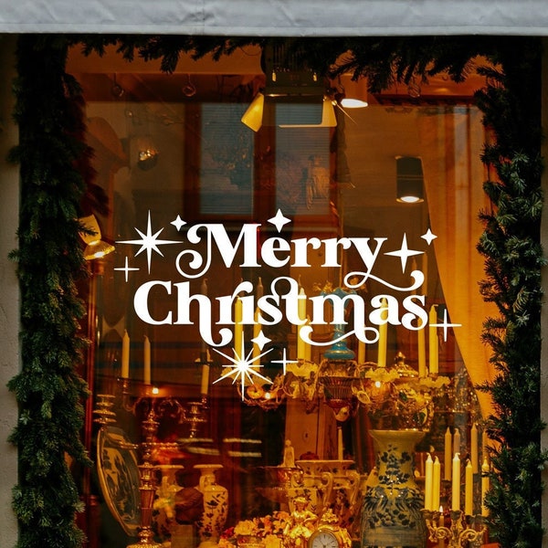 Christmas Window Decals - Etsy