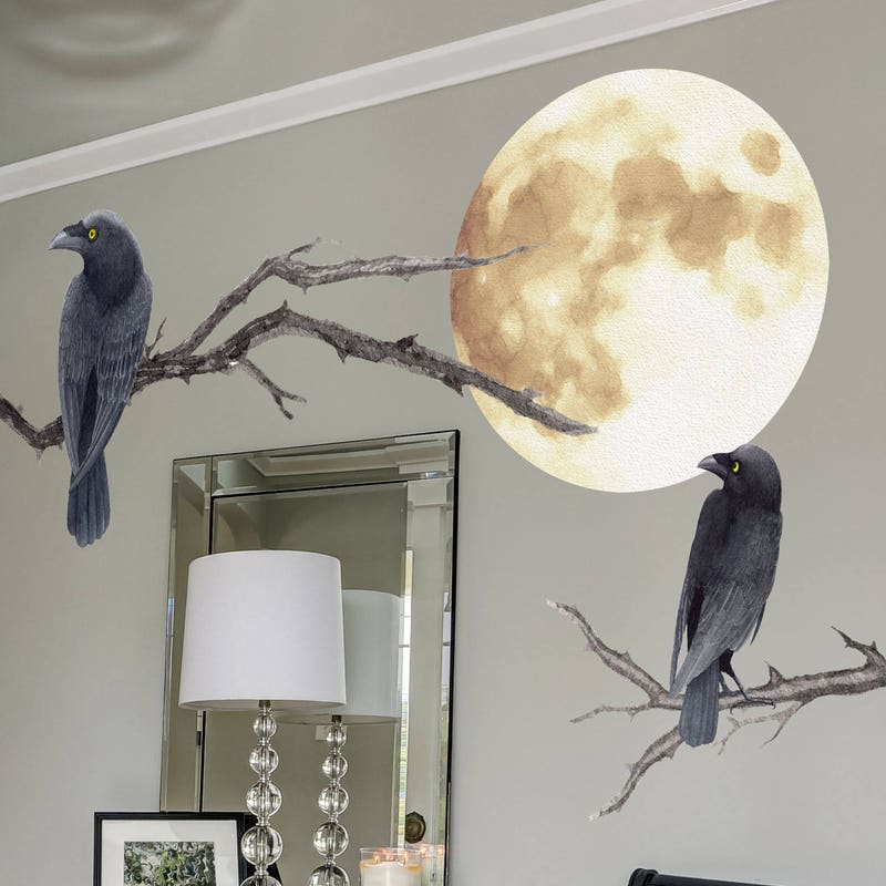 Raven Wallpaper - Etsy