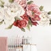 Flower Decals, Large Pink and Red Flower Decals Wall Stickers ...