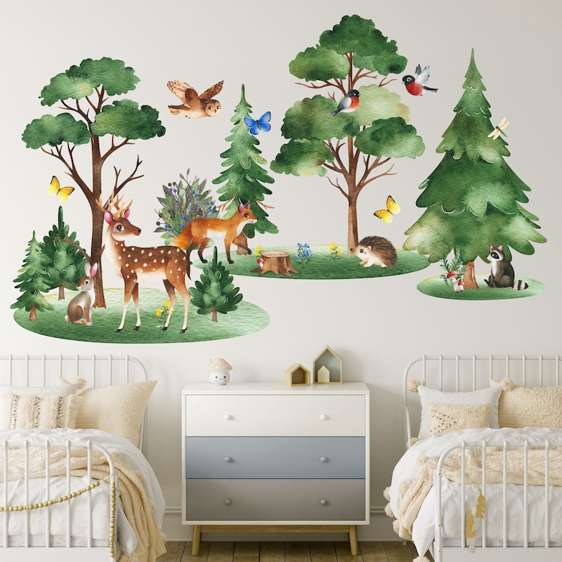 Forest Wall Decals - Etsy