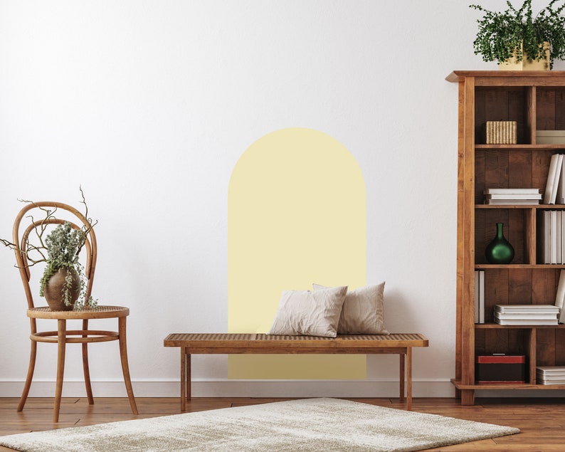 Color Block Arch Decals arch Wall Sticker Arch Color Decal - Etsy