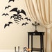 Halloween Wall Decals Flying Bat Wall Stickers - Party Decorations ...