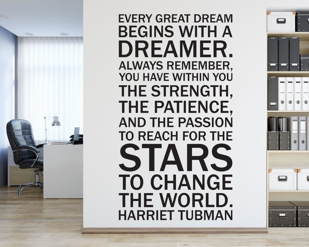 Every Great Dream Begins With a Dreamer Inspirational Wall Decal ...