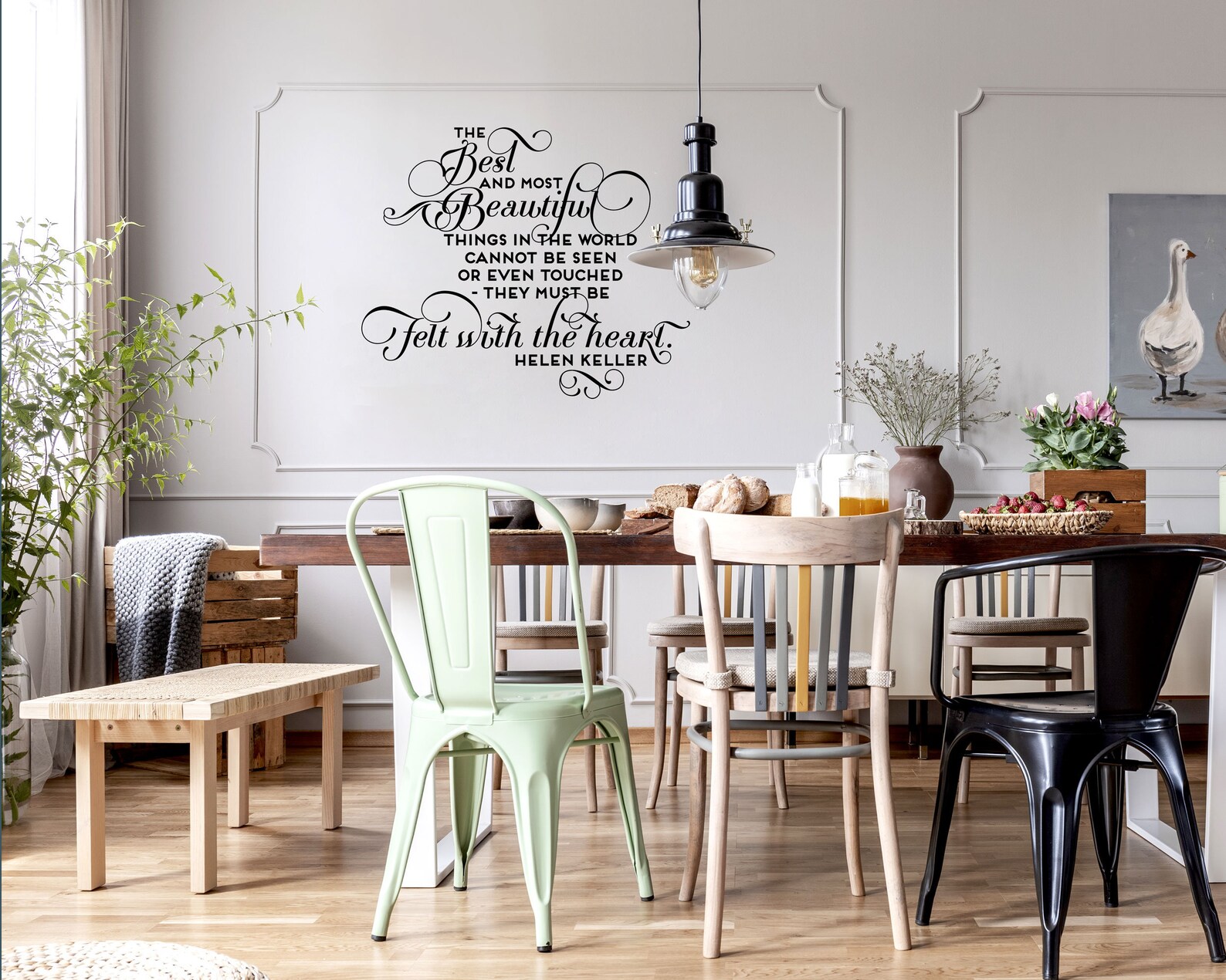 Helen Keller Quote Wall Decal the Best and Most Beautiful - Etsy