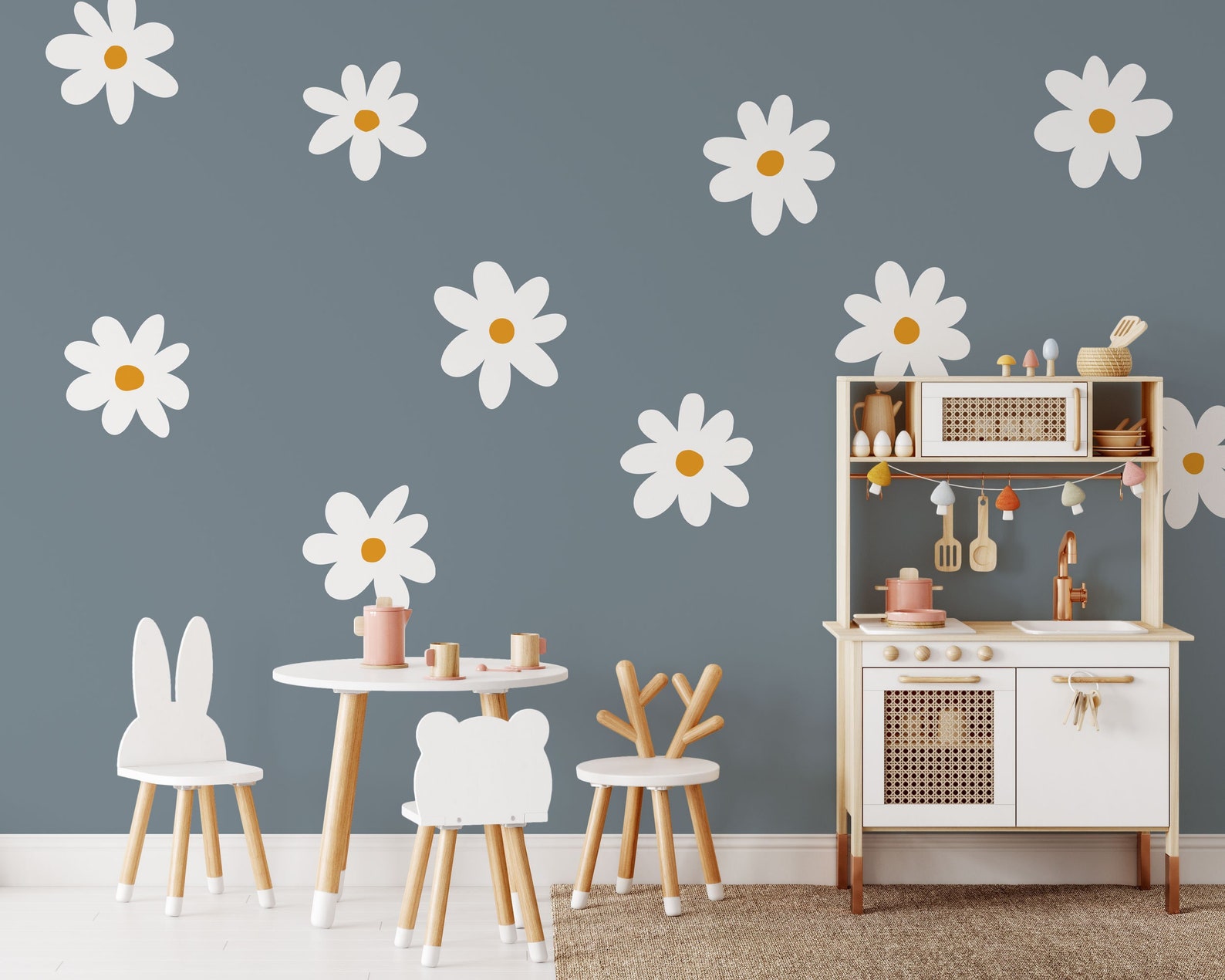 Big Daisy Wall Decals Nursery Decor Dorm or Kids Room Wall - Etsy