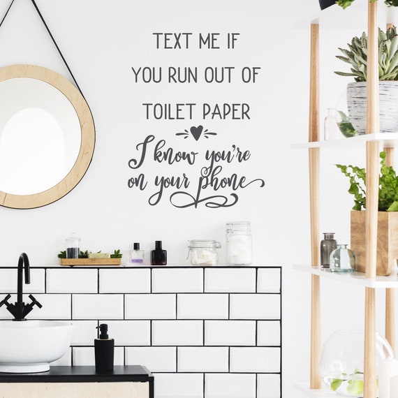 Funny Bathroom Writing Toilet Paper Quotes Toilet Paper Rolls