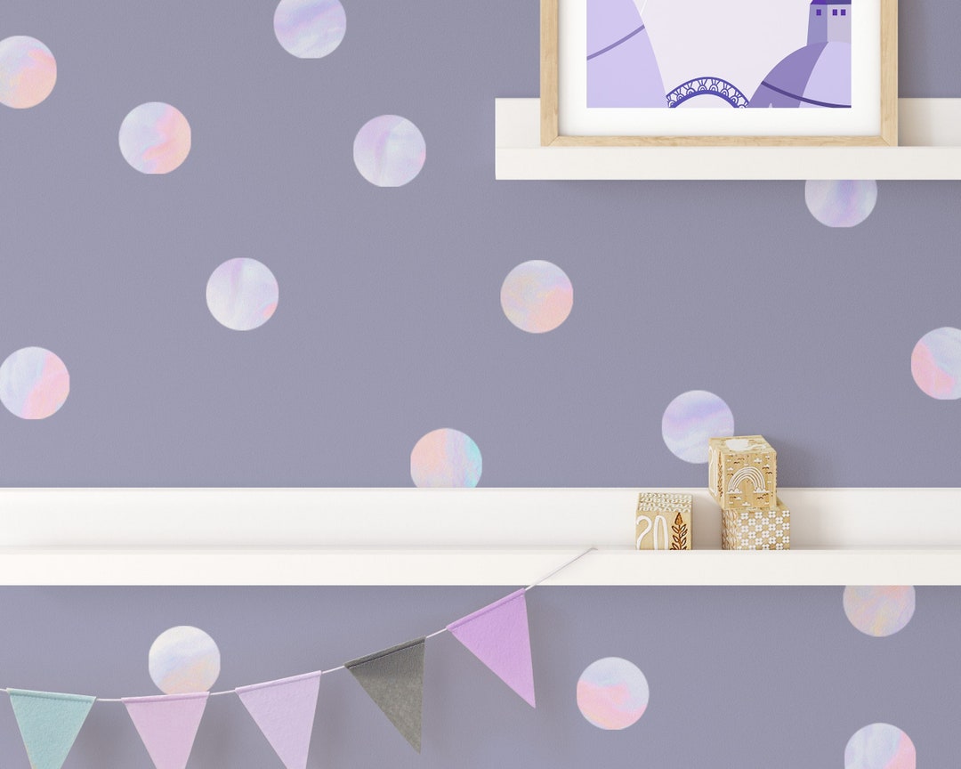 Polka Dot Wall Decals - Modern Wall Stickers, Nursery Decor, Kids Room ...