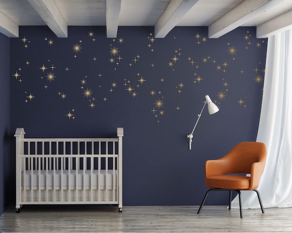 Moon Baby Mobile Crib Mobile With Moon, Stars and Clouds Felt Mobile ...