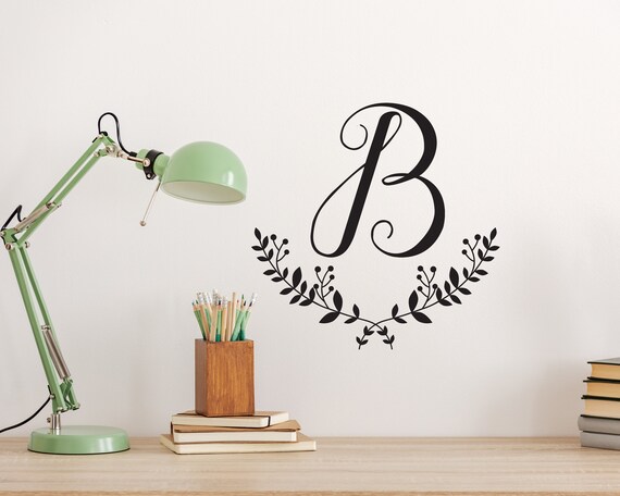 Wall Decals Monogram Letters
