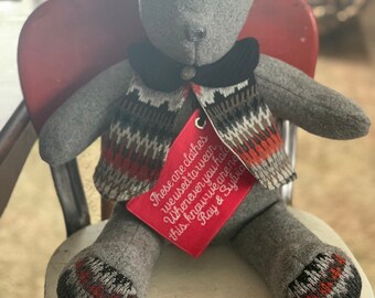 Bur Bearry Memory Bear - Etsy