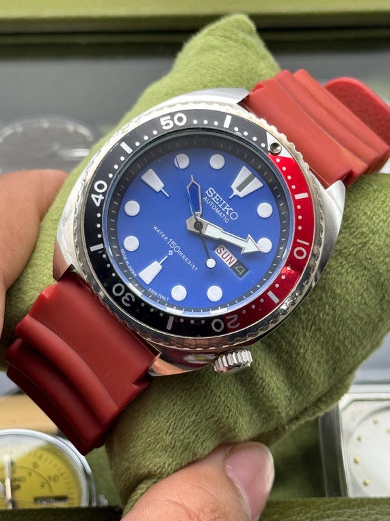 Vintage Seiko Diver Turtle Automatic Watch: Refurbish… - Gem