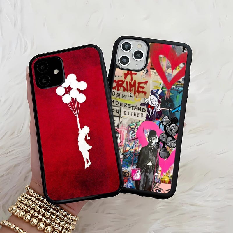 Banksy iPhone Case - Etsy