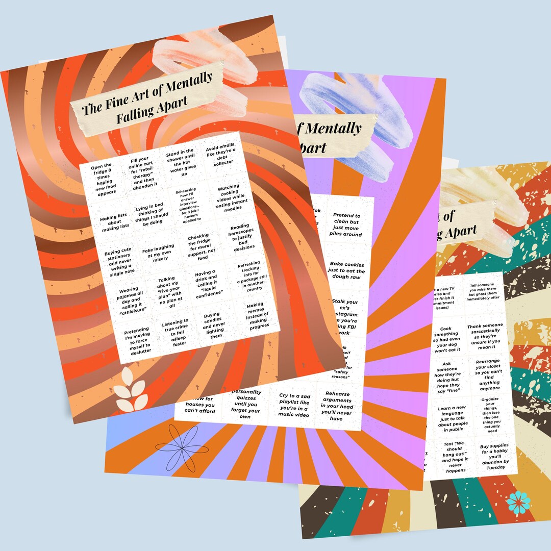 Snarky Coping Skills List: Humor Cards for Adults (digital Download) - Etsy