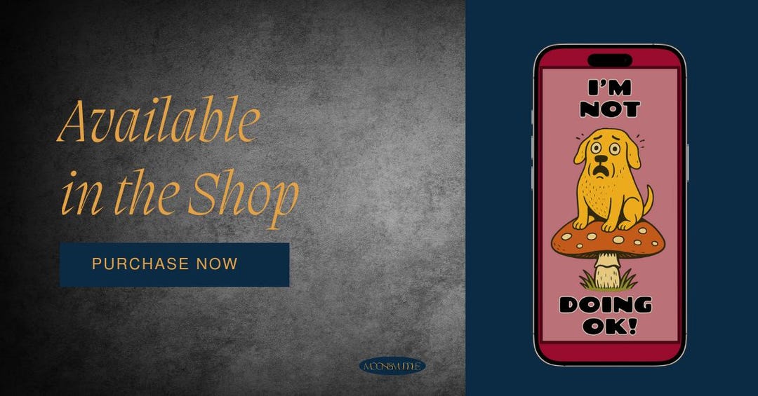 Quirky Digital iPhone Wallpapers| Instant Download | Aesthetic & Cheeky ...