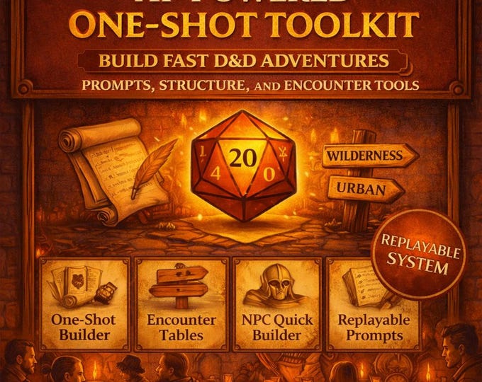 Dnd One-shot DM Bundle – Adventure Builder & Encounter Toolkit - Etsy