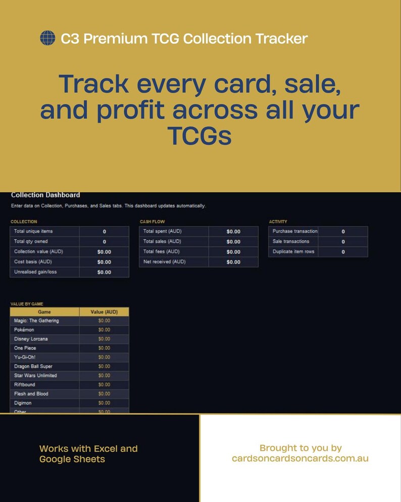 TCG Collection Tracker, Magic Pokemon Lorcana One Piece Yu-gi-oh ...