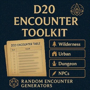 Dnd One-shot DM Bundle – Adventure Builder & Encounter Toolkit - Etsy