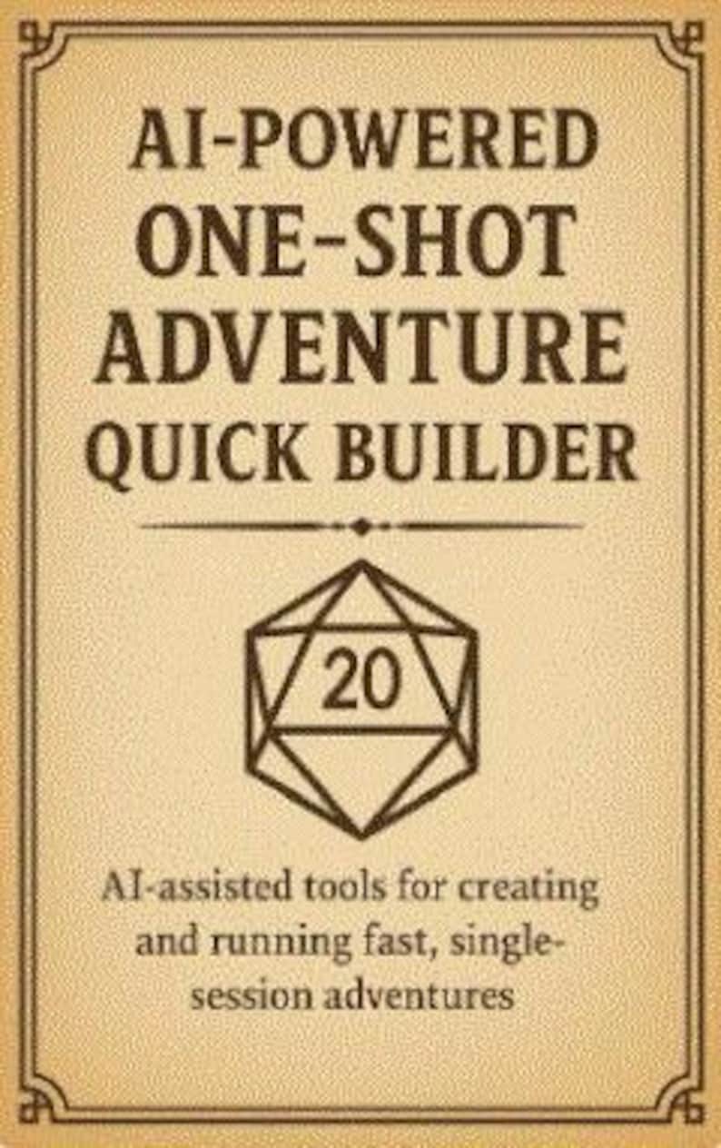 Dnd One-shot DM Bundle – Adventure Builder & Encounter Toolkit - Etsy