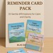 Printable Affirmation Cards: 30 Gentle Reminder Cards for Calm (A4 PDF ...