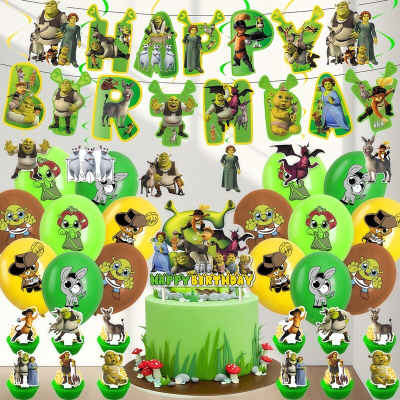 Shrek Party Decorations - Etsy