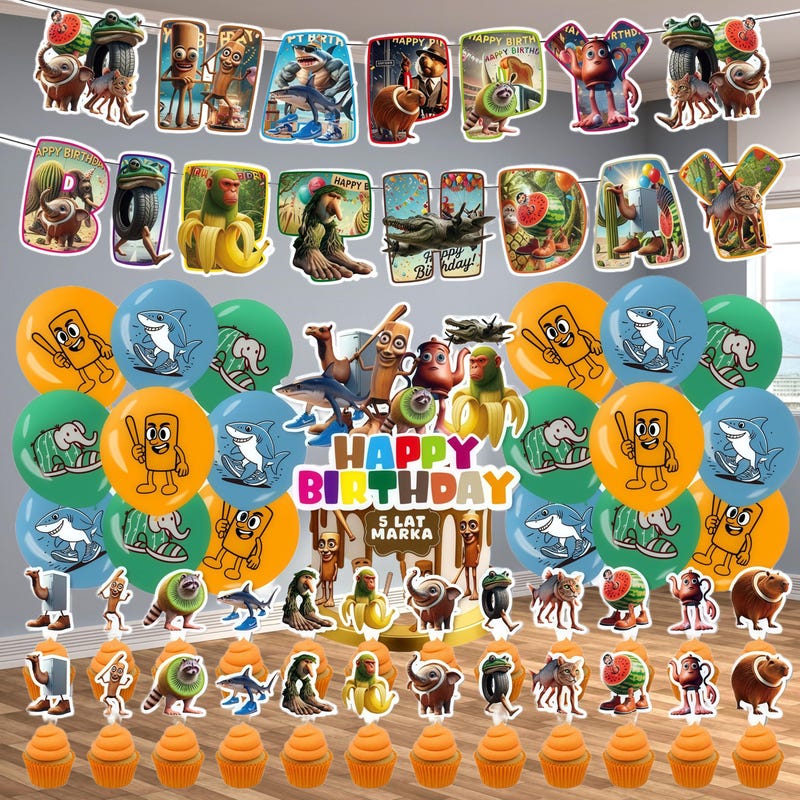 Brainrot Italian Cake Topper - Etsy