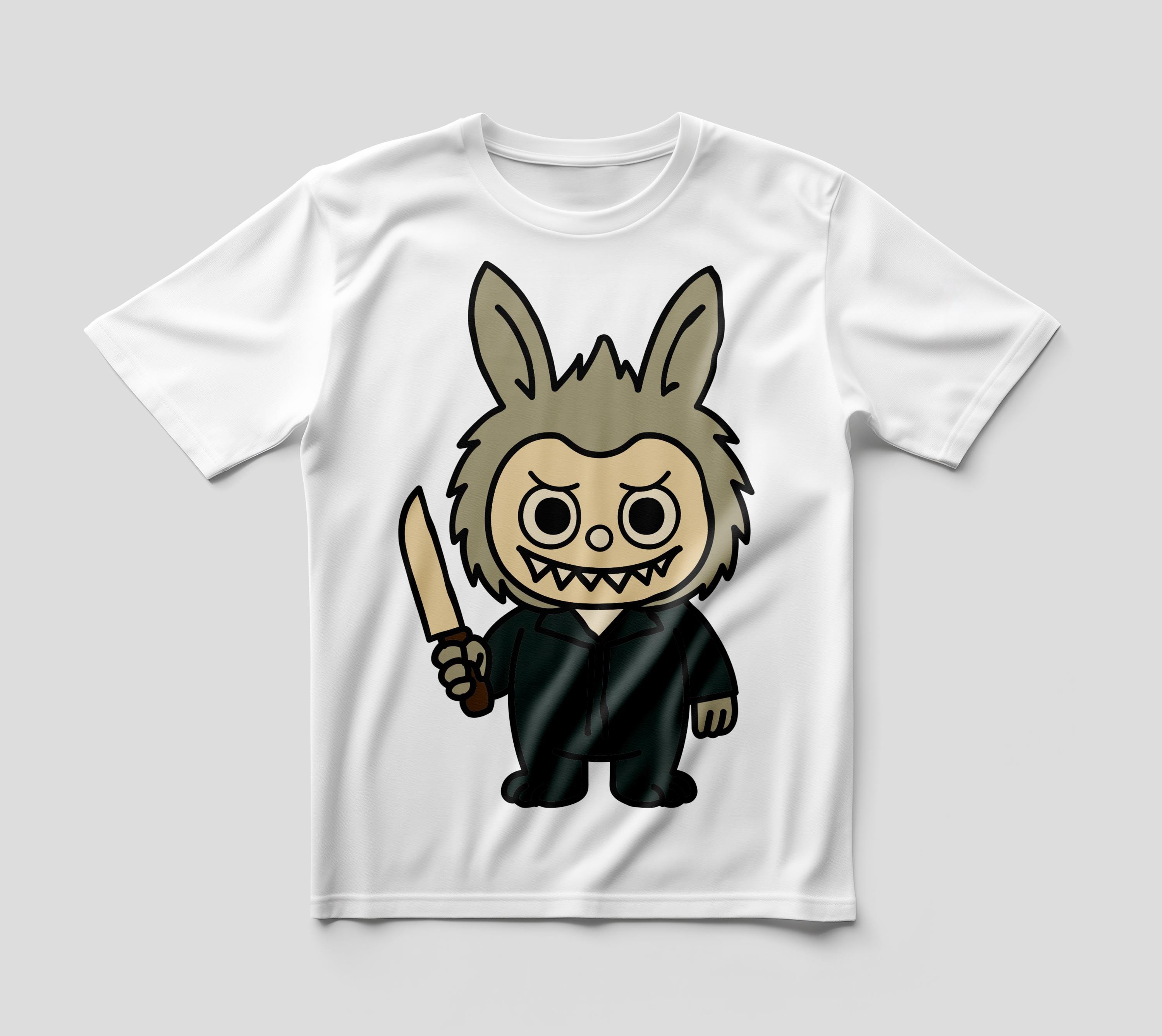 12 Horror Labubu Design SVG Bundle, Kawaii Halloween Monsters Clipart ...
