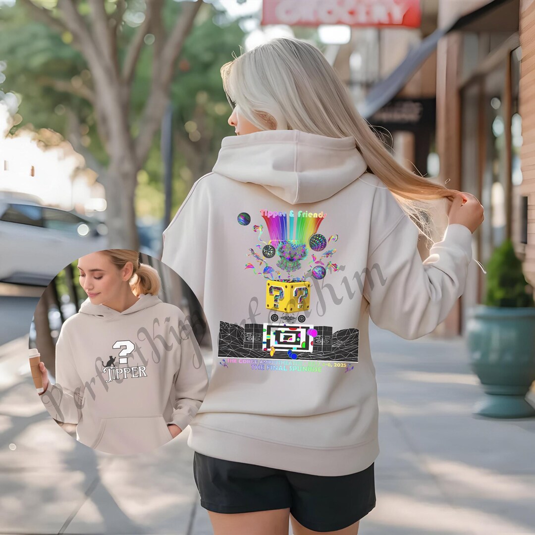 TIPPER Cube Question Mark Hoodie | Edm Music Festival Merch - Etsy