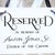 2 Reserved Signs for Wedding Chairs or Church Pews "this Row is ...