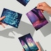 24-pack Enchanted Forest Cards, Mystical Trees Nightscapes, Magical ...