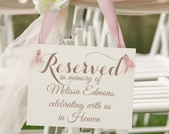 Memory Wedding Sign | Etsy