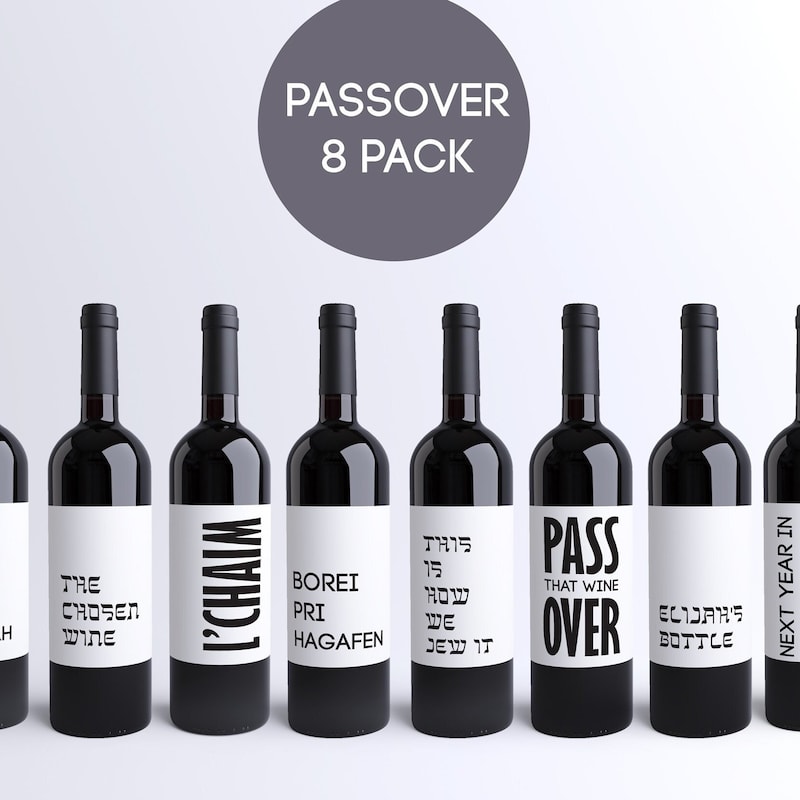 Passover Wine Labels - Etsy