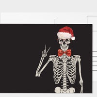 The Christmas Nightmare Skeleton Christmas Card - Etsy