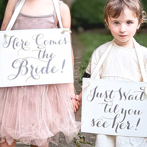 Custom Ring Bearer Signs/ringbearer Sign/flower Girl - Etsy