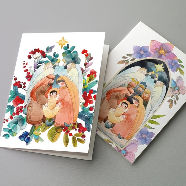 Religious Christmas Cards - Etsy