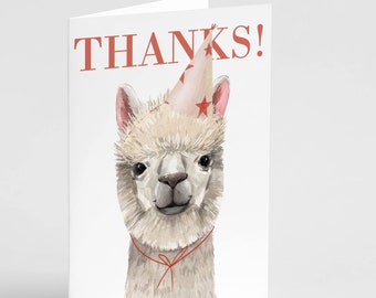 Alpaca Thank You | Etsy