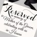 Father of the Bride Memorial Sign Reserved in Memory of Celebrating ...