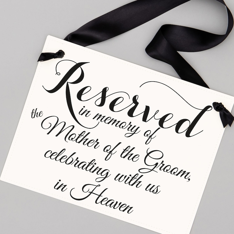 Memorial Table Sign - Etsy